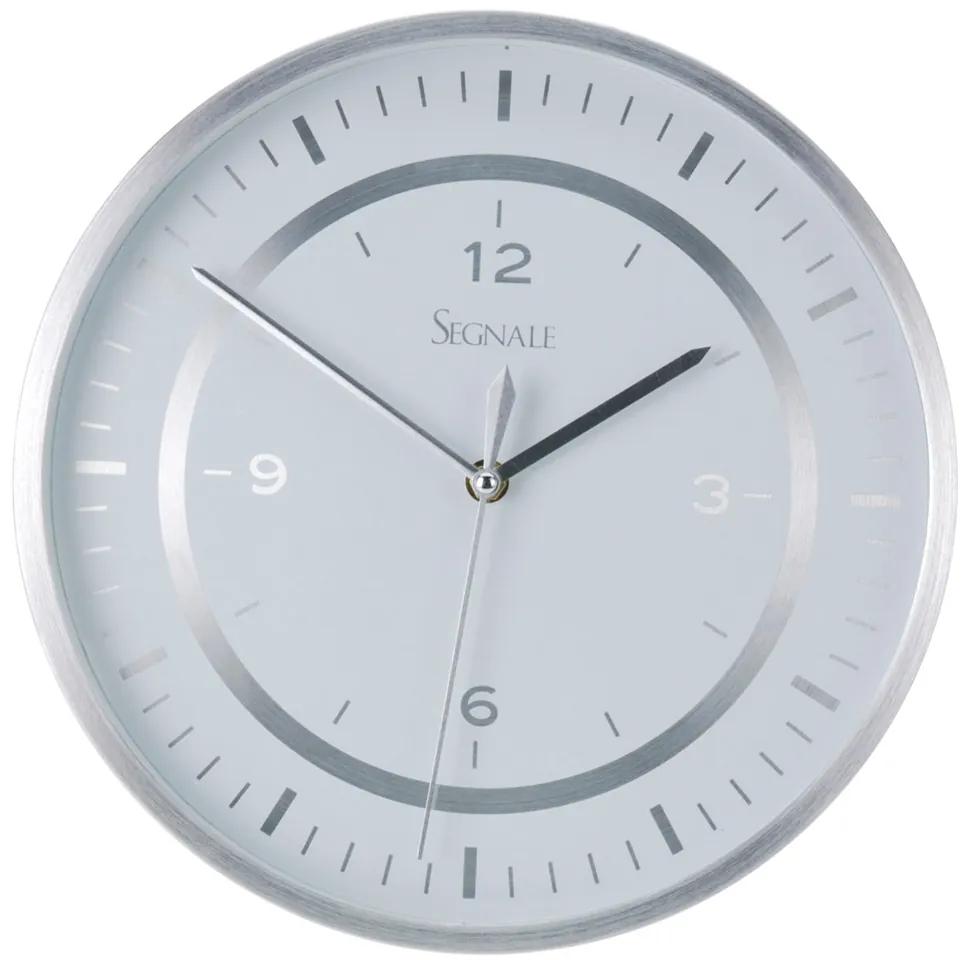 Nástěnné hodiny SEGNALE - kulaté, hliník Ø 30 cm