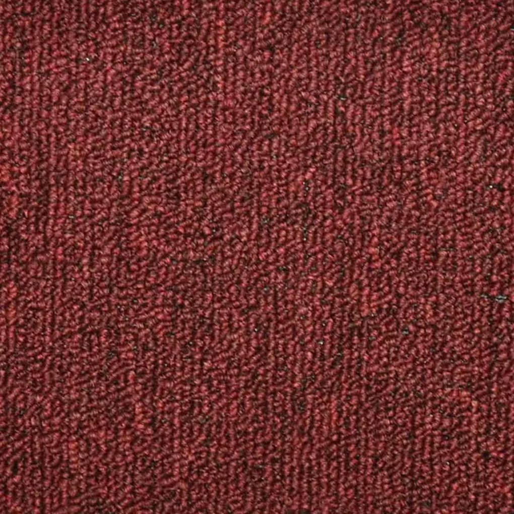 Schodové rohože 30 ks 56 x 17 x 3 cm bordó půlkulaté 3365747