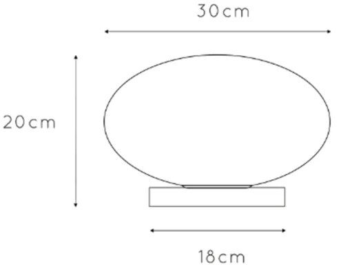 ONLI - Stolní lampa JANET 1xE27/6W/230V pr. 30 cm