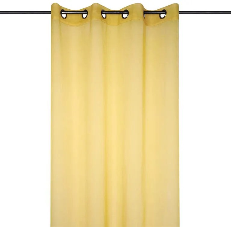 Dekorační závěs MONNA žlutá 135 x 260 cm 1 ks