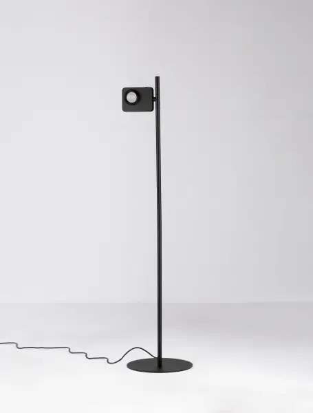 LED stmívatelný černá stojací lampa Kedros