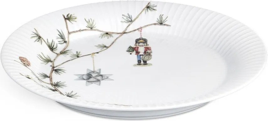 Bílý porcelánový talíř s vánočním motivem ø 27 cm Hammershøi Christmas – Kähler Design