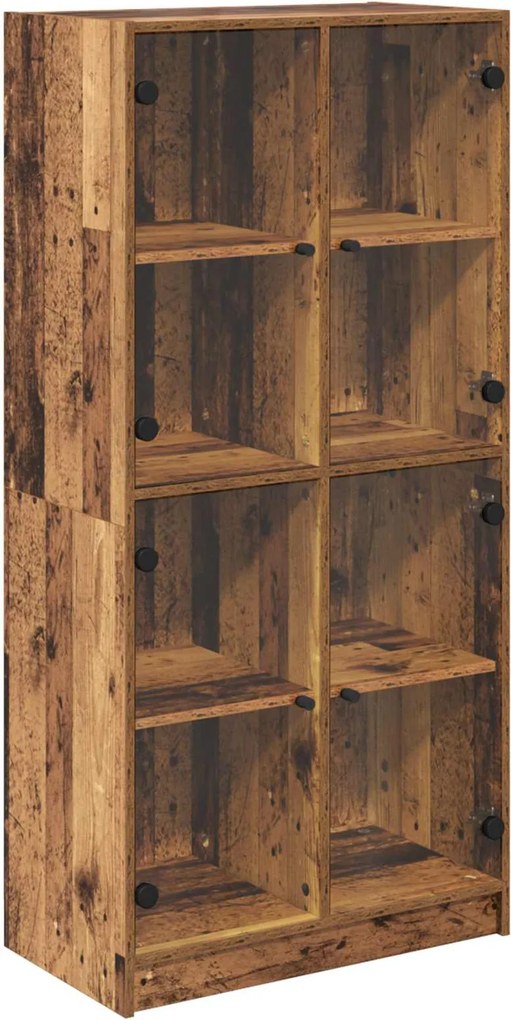 Vysoký bufet Staré dřevo 68 x 37 x 142 cm Kompozitní dřevo 3402629