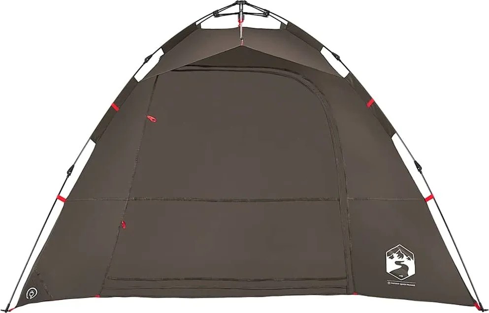 vidaXL Rybářský stan pro 4 osoby rychloupínací [4005327] Barva: Hnědá
