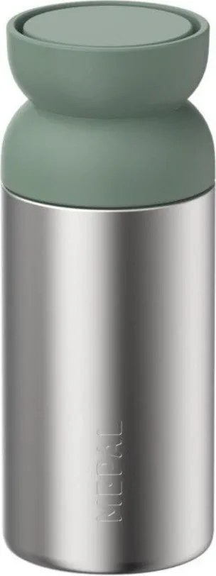 Termo hrnek z nerezové oceli ve stříbrné barvě/šalvějově zelený 350 ml Ellipse – Mepal