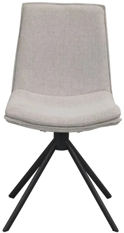 Rowico Otočná židle LOWELL šedý textil 120201