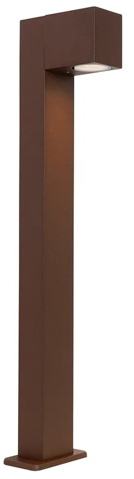 Průmyslová stojací venkovní lampa rezavě hnědá 65 cm IP44 - Baleno