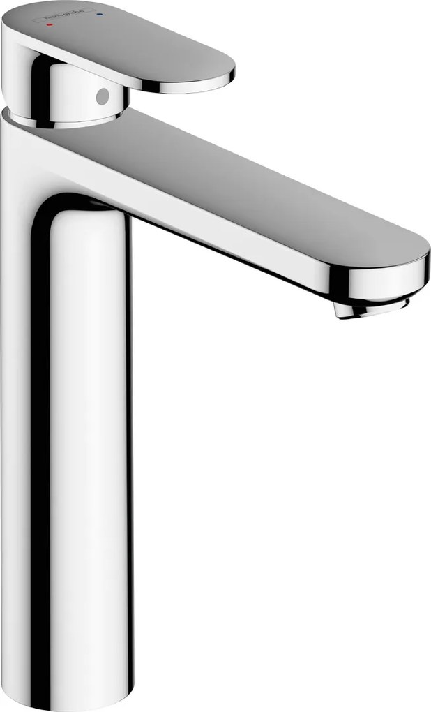 Hansgrohe Vernis Blend, vysoká umyvadlová baterie 190 s kovovou odtokovou soupravou s táhlem, EcoSmart, chromová, 71581000