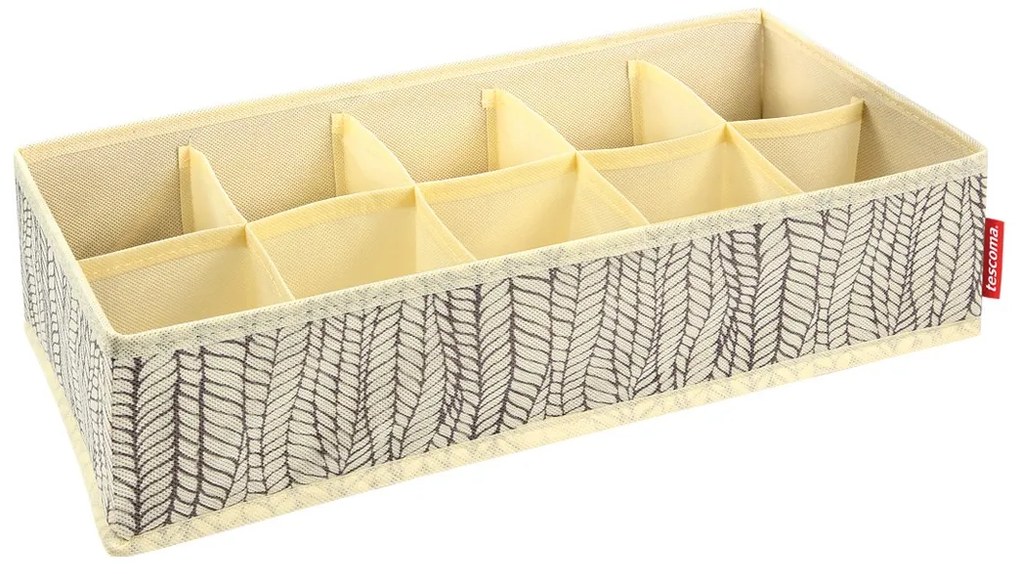 TESCOMA Organizér na ponožky a spodní prádlo FANCY HOME 40 x 18 x 10 cm, smetanová