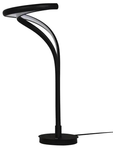 Designová stmívatelná stolní lampa Twist černá