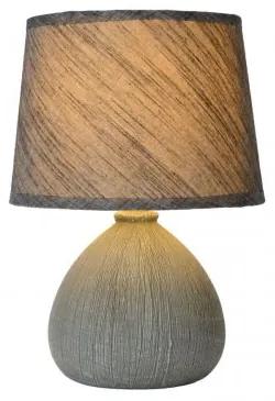 LUCIDE RAMZI Table Lamp E14 H26cm Grey stolní lampa