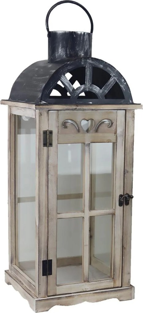 Dřevěná lucerna Morex D7093/B, 59,5 cm