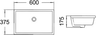 Mexen VENUS umyvadlo, 60 x 37 cm, bílá, 25416000