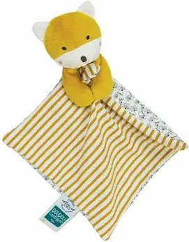 Doudou Dárková sada - Liška s dečkou z BIO bavlny 20 cm / od 0 let