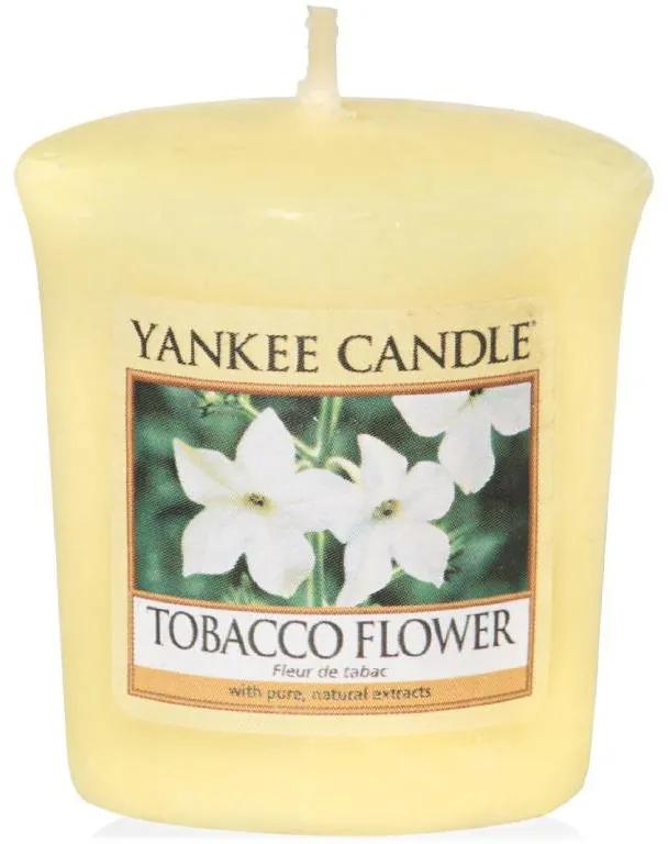 Yankee Candle – votivní svíčka Tobacco Flower (Tabákový květ), 49 g