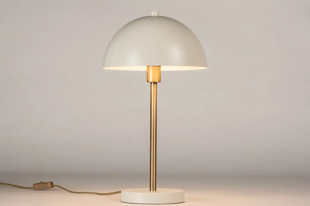 Stolní designová bílá lampa Montana White