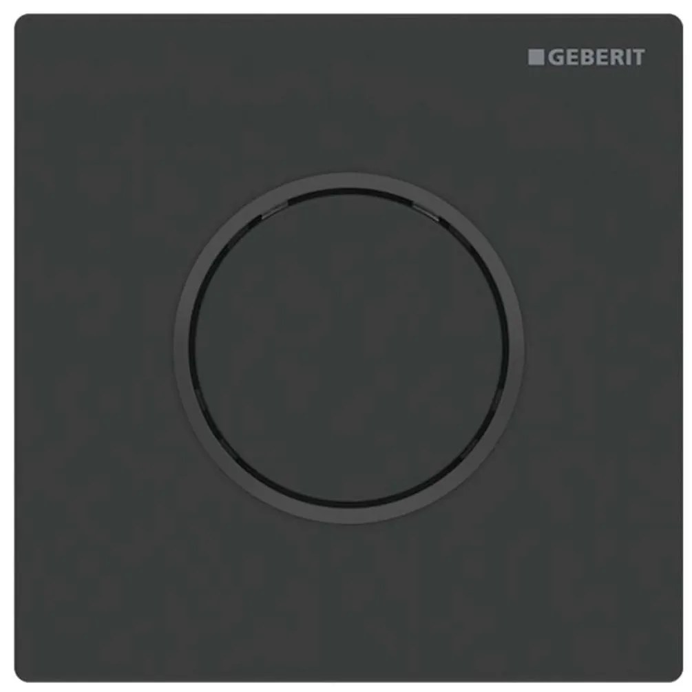 Geberit - Ovládání splachování pisoáru, easy to clean, matná černá 116.015.16.1
