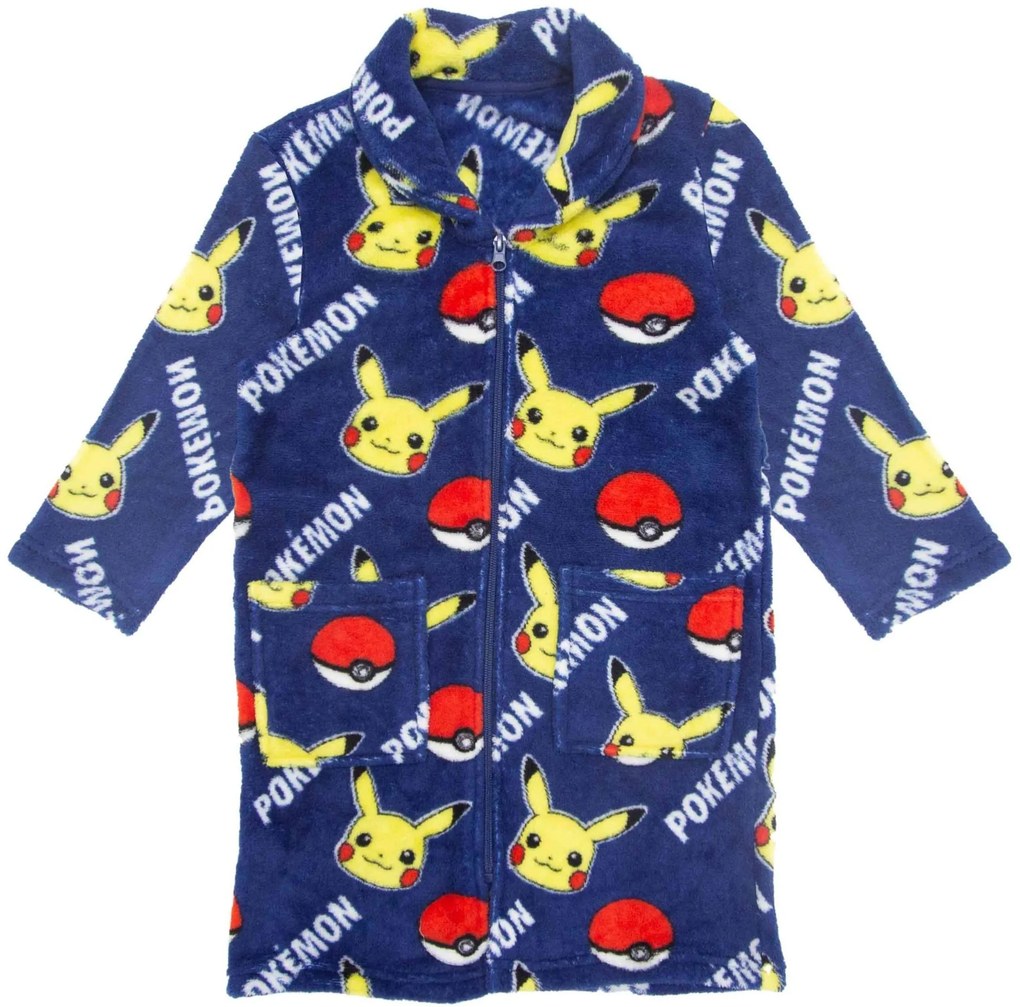 Dětský coral fleece župan Pokémon, EU 128