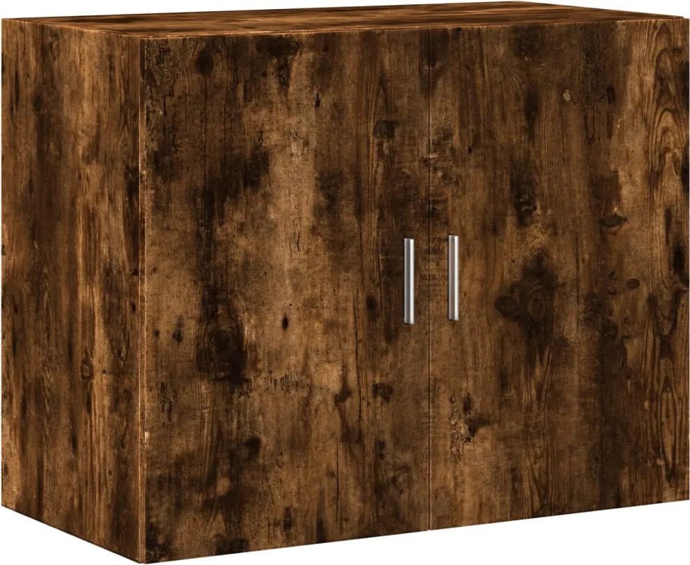 Skříň highboard kouřový dub 80 x 42,5 x 249 cm kompozitní dřevo 3281368