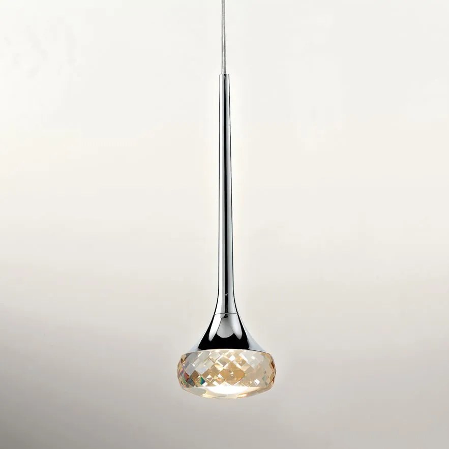 Axo light SPFAIRYXAMCRLED Fairy, designové závěsné svítidlo, 1x6,6W LED, ambrové sklo, prům. 9cm