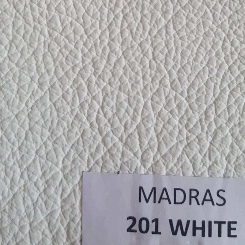 Rozkládací sedací souprava s úložným prostorem Bazalt - pravá kůže Zvolte stranu sed. soupravy: Pravá strana, Vyberte čalounění kůže: Madras 201 white