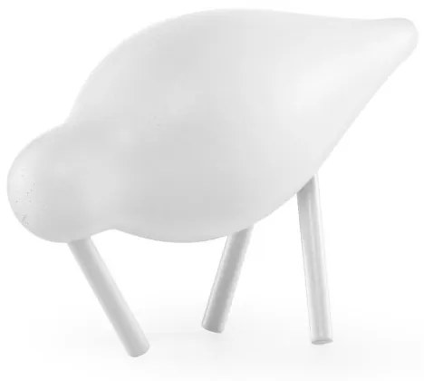 Normann Copenhagen Dřevěný ptáček Shorebird, malý, bílý