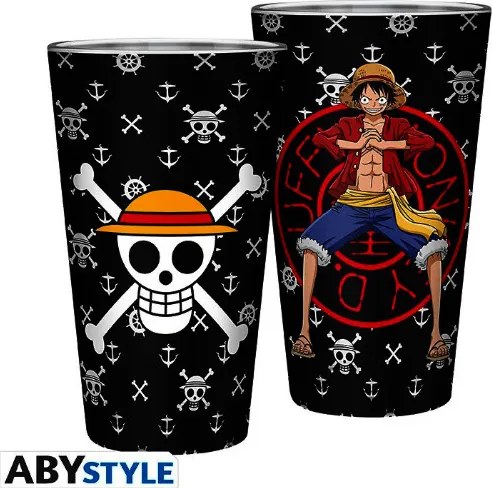 Sklenice One Piece - Luffy 400 ml