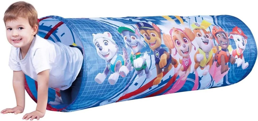 Pop up tunel paw patrol 145 x 50 cm
