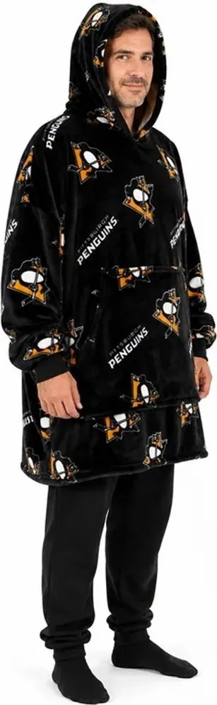 Mikinová televizní deka NHL Pittsburgh Penguins - vel. M