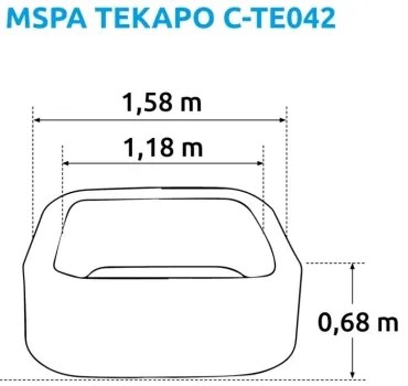 Vířivka MSPA Tekapo C-TE042 Marimex 11400266