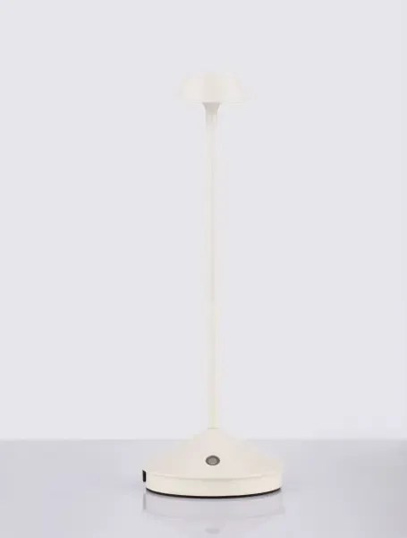 Venkovní stolní lampa Lumo bílá