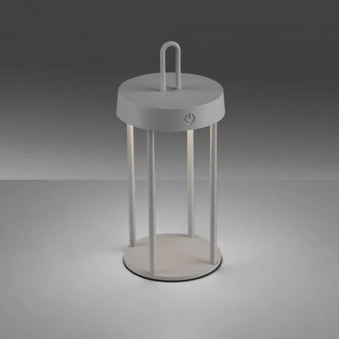 LD 19300-40 ANSELM LED stolní lampa na baterie mobilní 28cm dotykový stmívač IP44 zahradní svítidlo 2700K - JUST LIGHT
