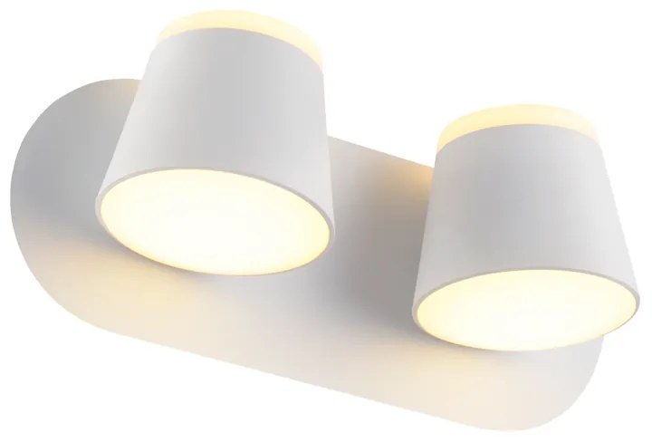 ACA Lighting LED nástěnné svítidlo LUCIDO 1280lm, bílá barva