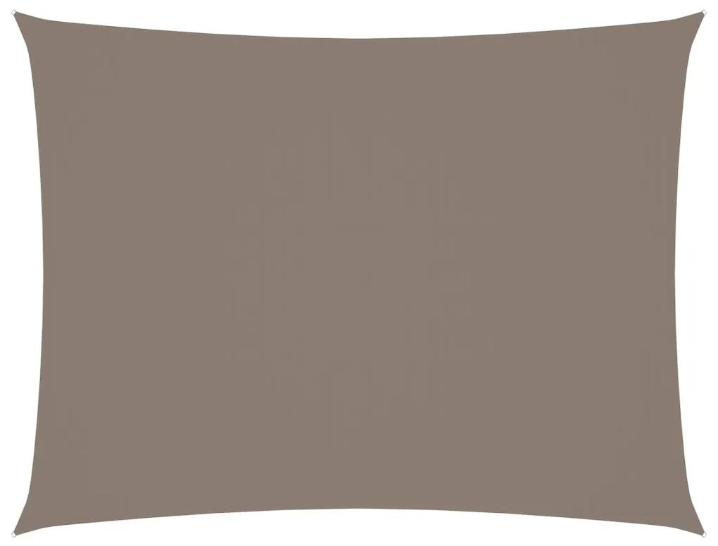 Stínicí plachta oxfordská látka obdélníková 6 x 8 m taupe,  135443