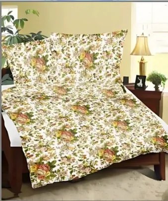 KARO Bavlněné povlečení 160x200 s jedním povlakem na polštář 70x80 58/1 Mostowiak zapínaná na knoflíky