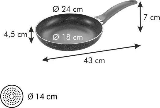 TESCOMA Pánev MANICO ROSSO ø 24 cm