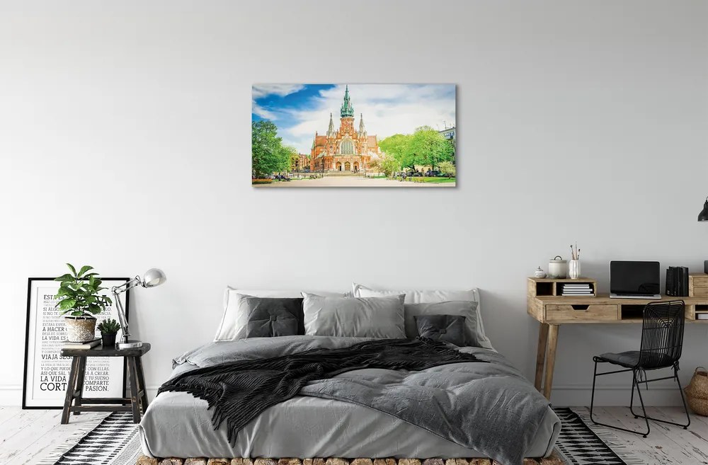 Obrazy na plátně Katedrála Krakow 100x50 cm