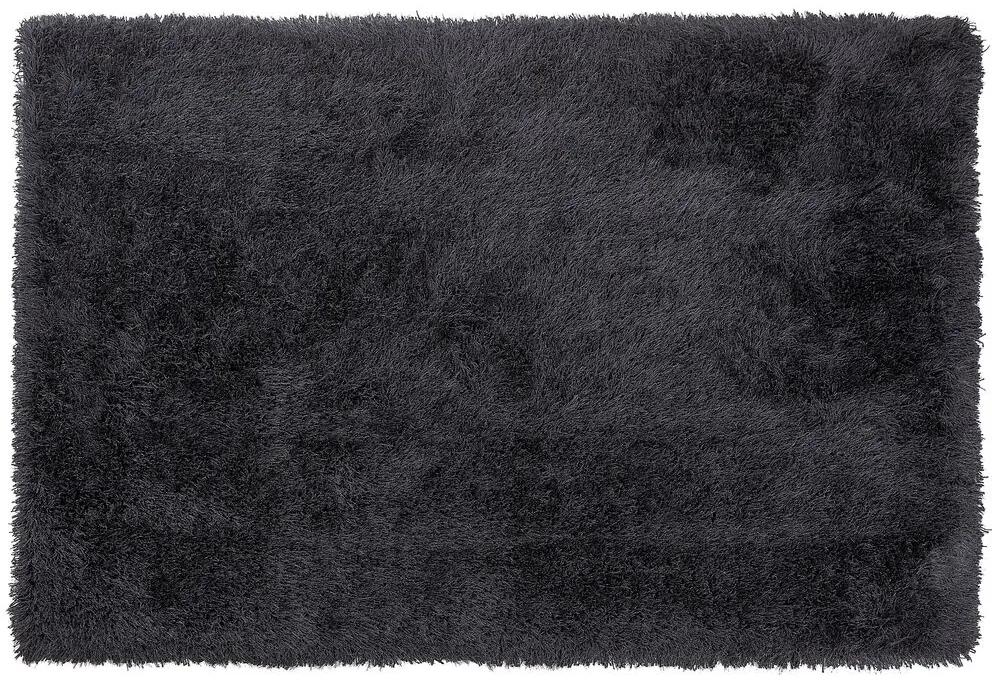 Koberec Shaggy 200 x 300 cm černý CIDE Beliani