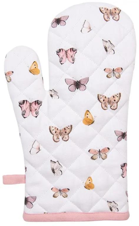 Bavlněná chňapka rukavice s motýlky Butterfly Paradise