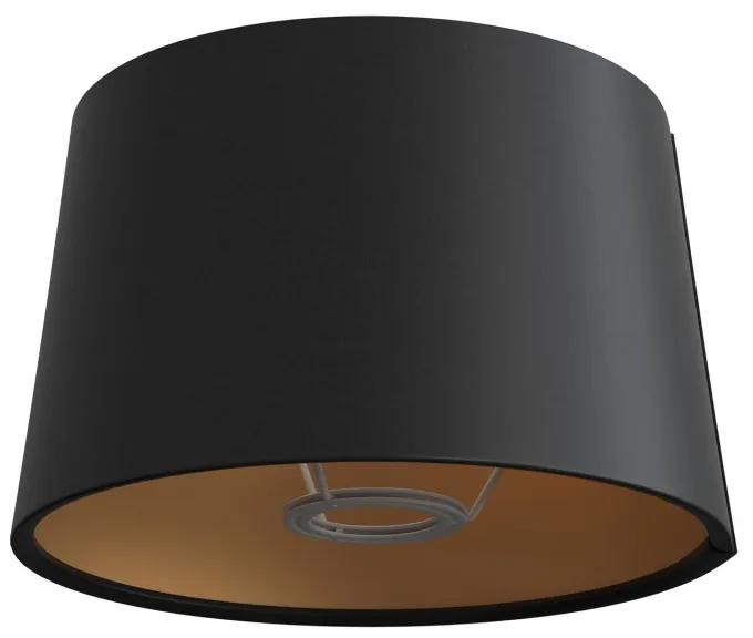 creative cables Stínidlo Athena s objímkou E27 pro stolní lampu Barva komponentu: Černá