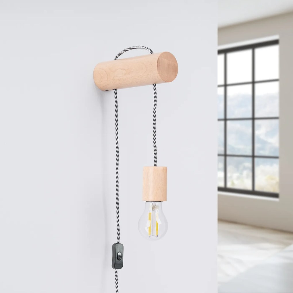Sollux Lighting Nástěnné svítidlo NIMBI E27 s vypínačem