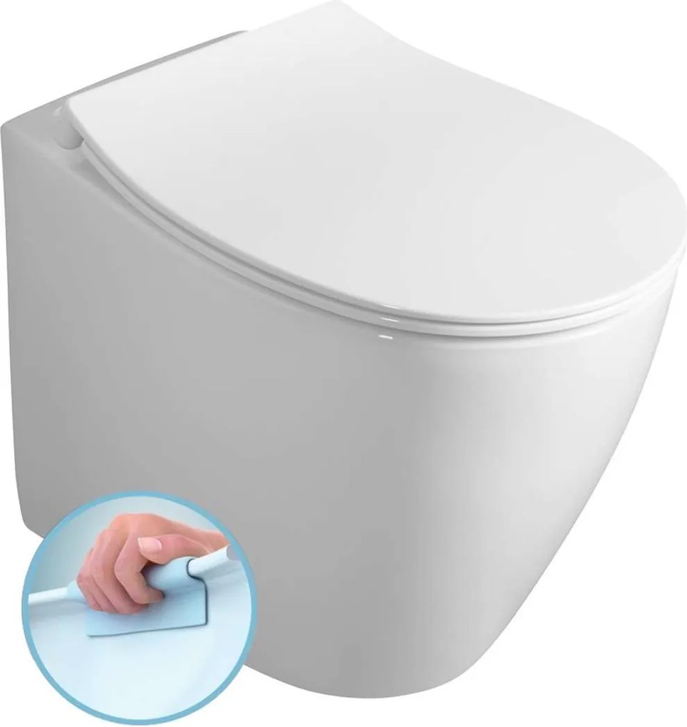 Sapho Isvea - Stojící WC Sentimenti, Rimless, vario odpad, bílá 10SM10004SV