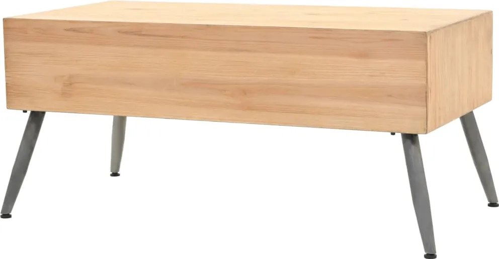 Konferenční stolek masivní jedlové dřevo 115 x 55 x 50 cm 245777