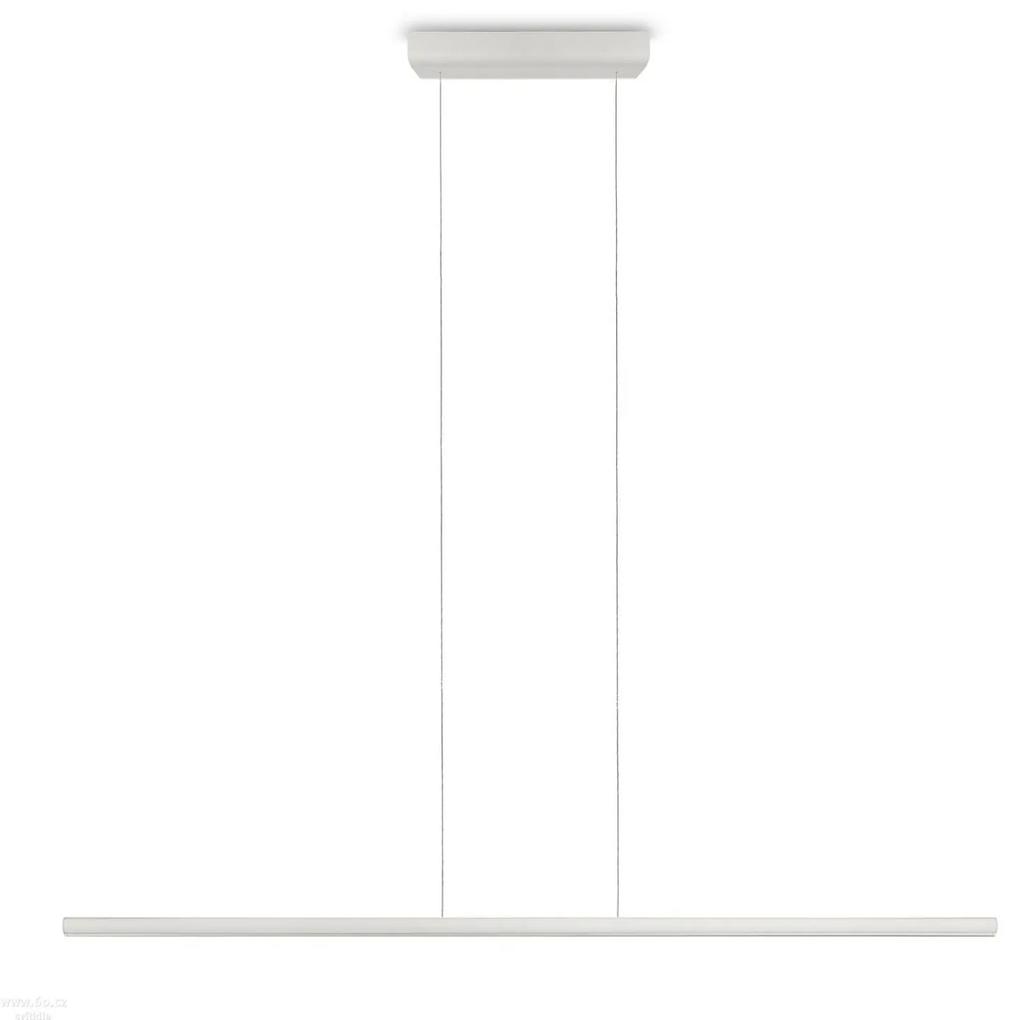 Linealight 8200 Straight_P1, bílé subtilní svítidlo nad stůl, 11W LED 2700K, délka 102cm