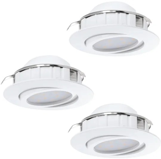 Eglo 95851 - SADA 3x LED podhledové svítidlo PINEDA 1xLED/4,9W/230V