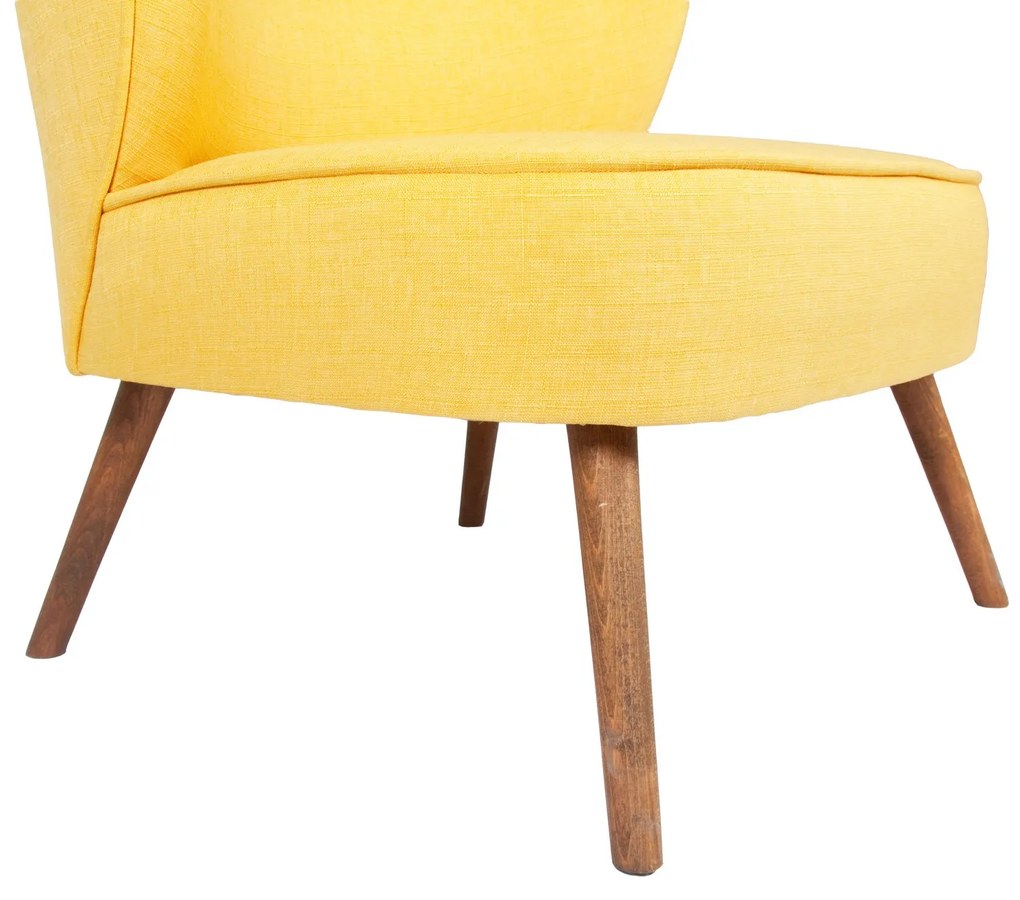 Atelier del Sofa Křeslo Bienville - Yellow, Žlutá