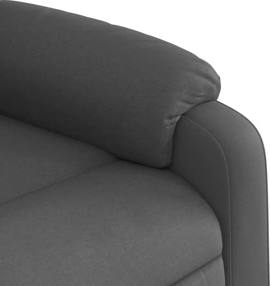 vidaXL Polohovací křeslo textil [373575] Barva: taupe