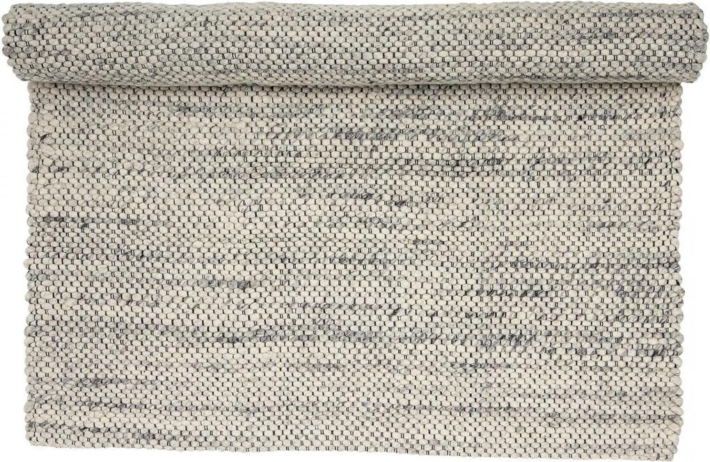 Bloomingville Vlněný koberec Gray Scale 183 x 122 cm, šedá barva, textil