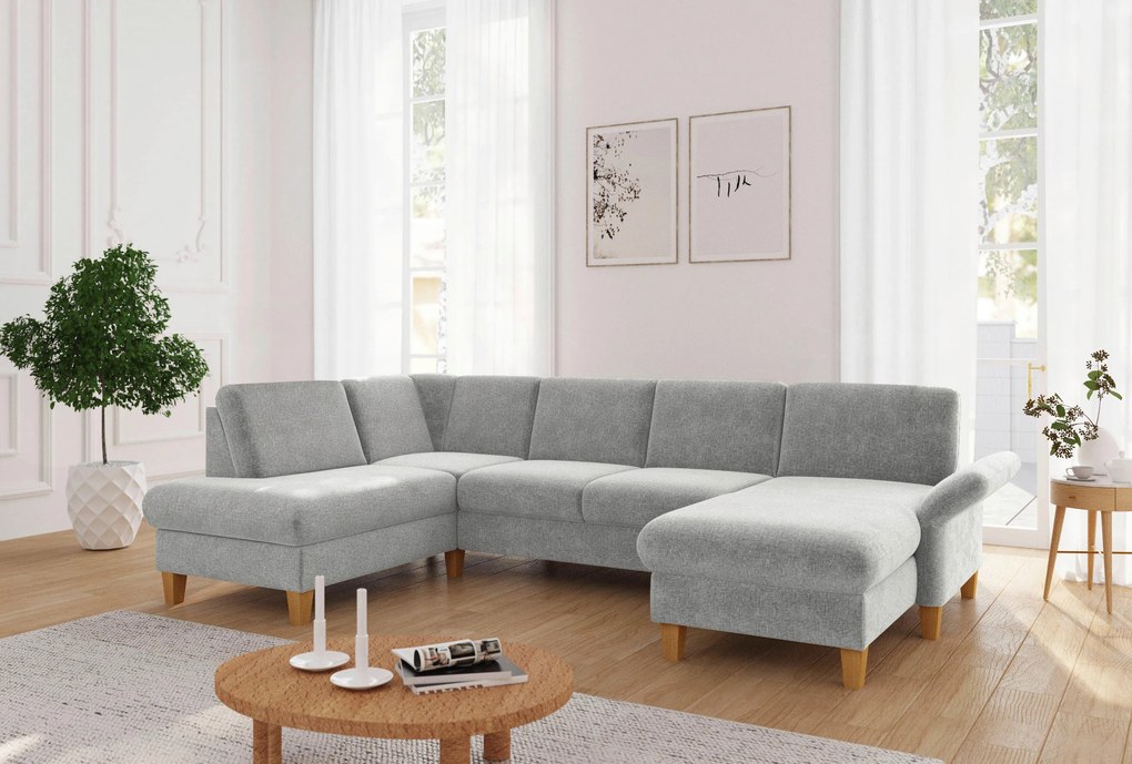 XXXLutz SEDACÍ SOUPRAVA, textil, světle šedá Sit & More - Sedací soupravy - 00014401611V