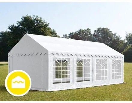 Párty stan 3x8m - PVC PREMIUM Ohnivzdorný Barva: Bílá